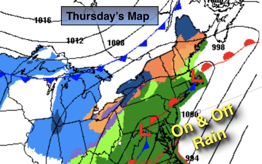 Rain Develops Tonight. Freezing Rain/Sleet N/W. | John Marshall Weather