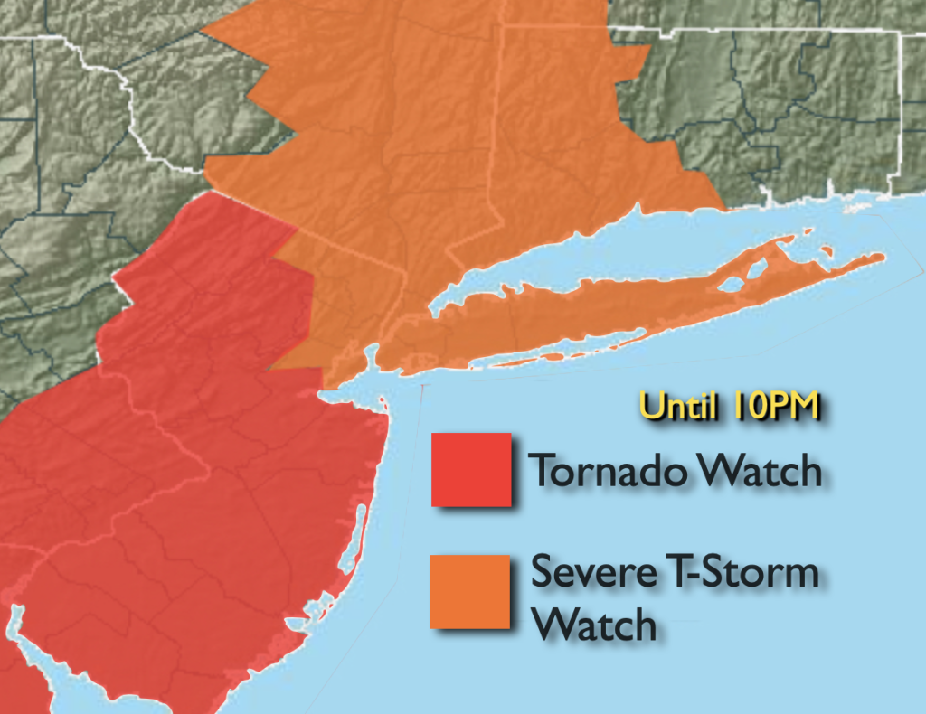 Tornado & Severe T-Storm Watch Until 10PM... | John Marshall Weather