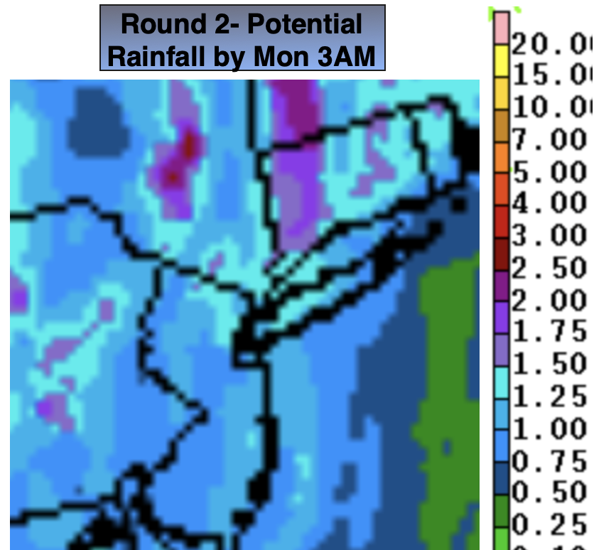 Areas of Heavy Rain Through Midnight… – John Marshall Weather