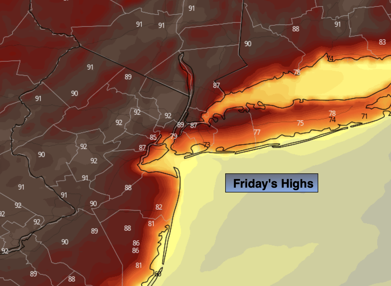 Hot Close to the Week. Cooler at the Coast. Sct'd PM Storm... | John ...