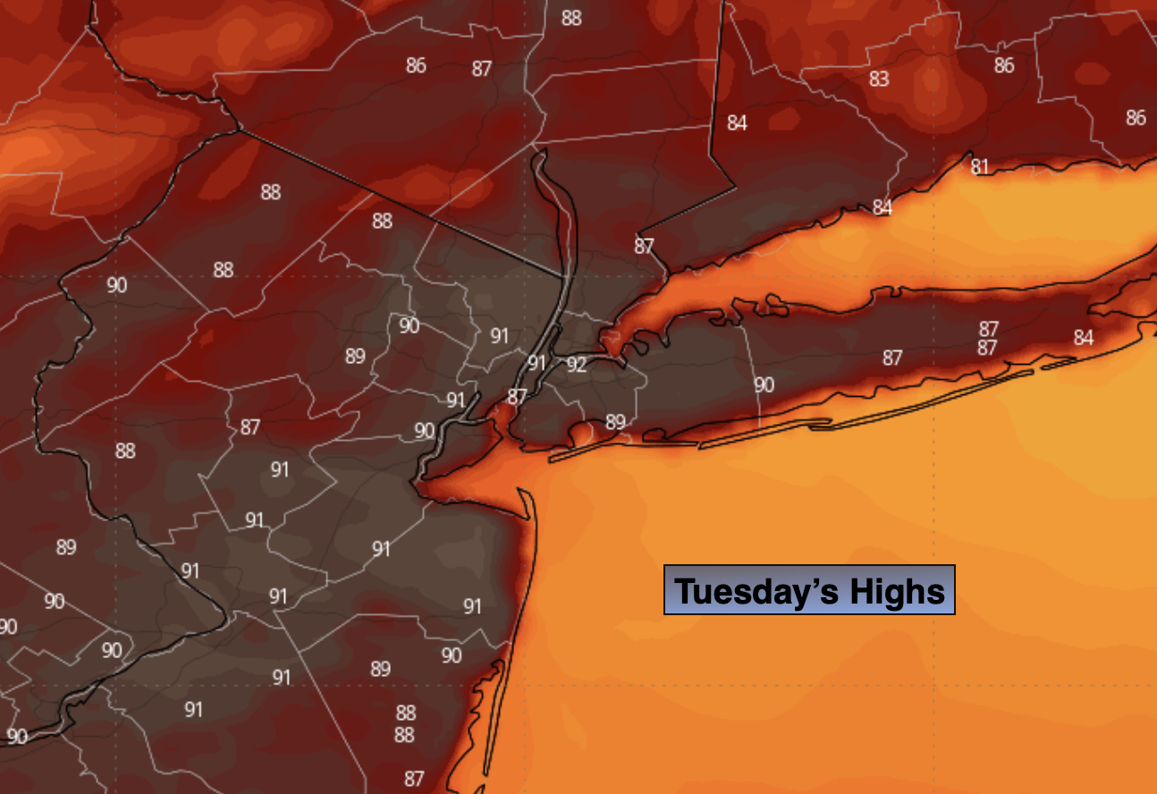 Heat is Back Tuesday. Minus the Humidity... | John Marshall Weather
